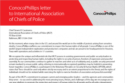 A compelling culture | ConocoPhillips